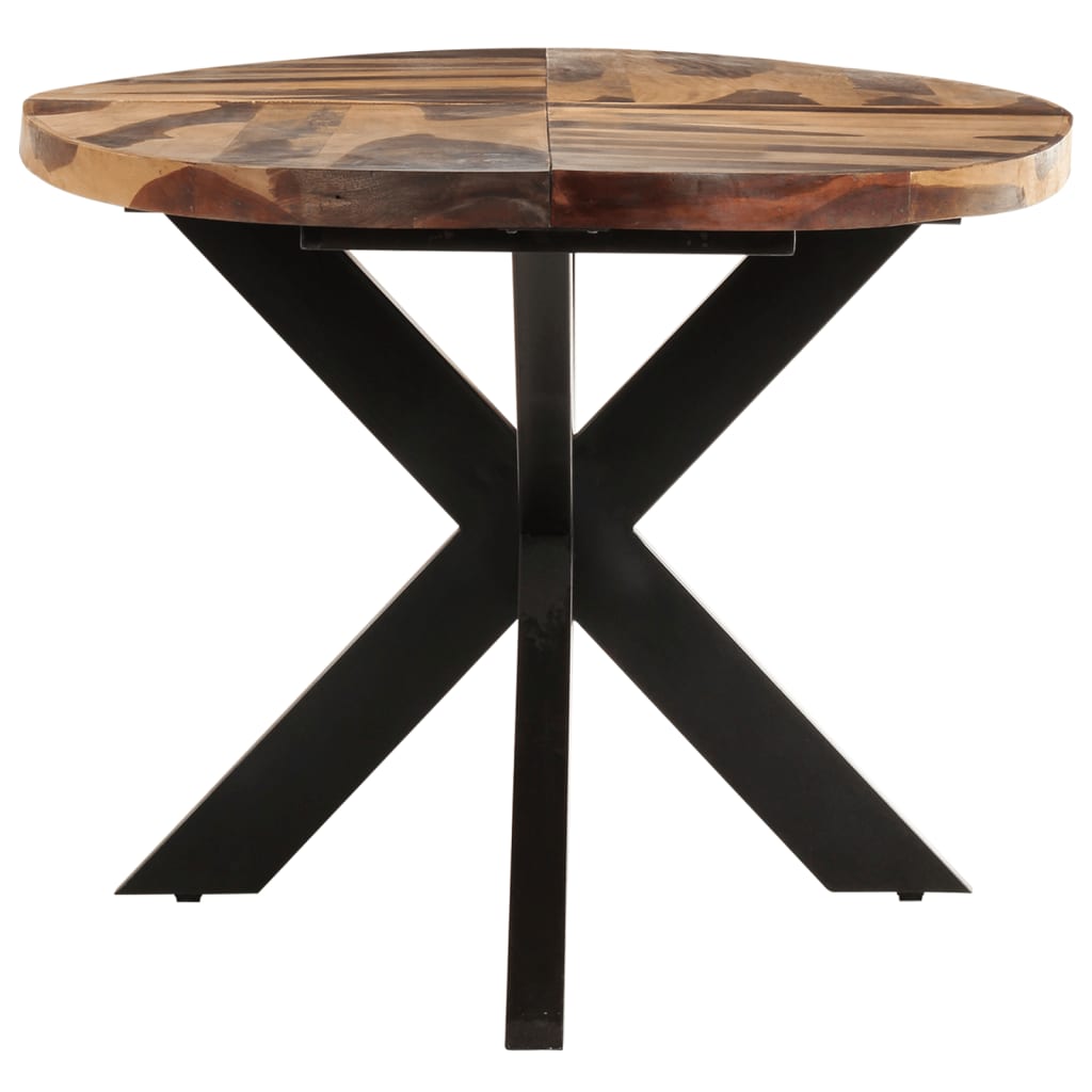 Rustika Rowe - Dining Table 240x100x75 cm Acacia Wood with Sheesham Fi ...